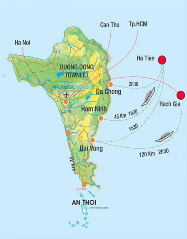 Phu Quoc Tourist Map - Focus Asia and Vietnam Travel & Leisure